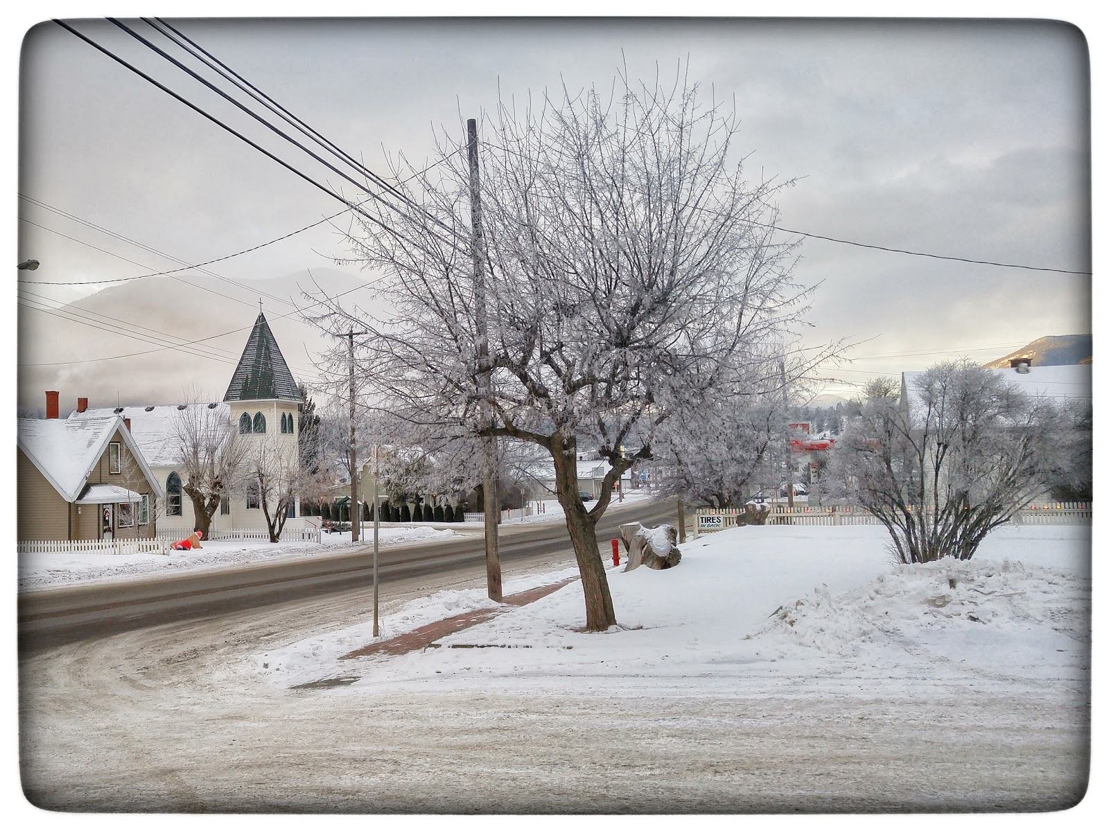A Postcard from British Columbia: Clinton - Snowy Highway...