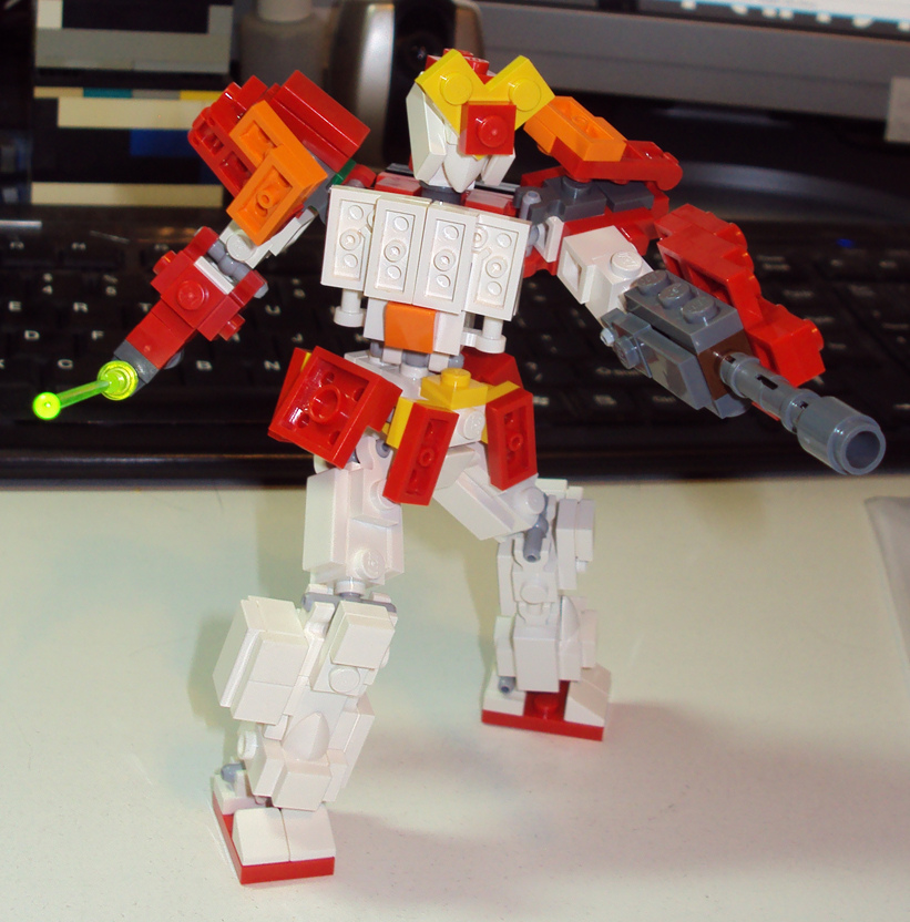 LEGO Microscale Wing Gundam Series builds