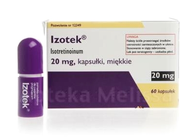 Izotek 20 mg 60 kapsułek cena — z wizy przez Internet