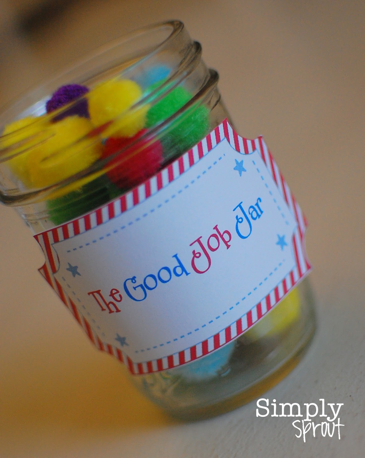 Good Job Jars: Printable Tag - Simply Sprout
