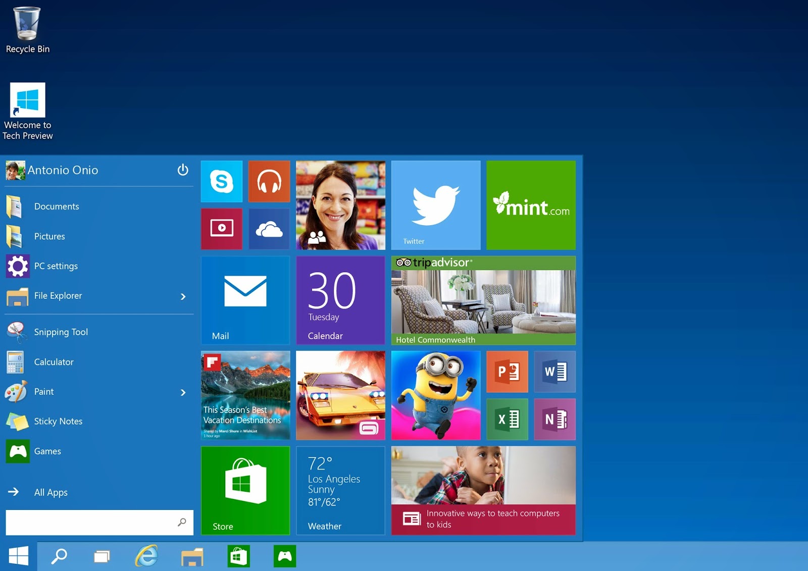 Windows 10 Wallpaper HD Screen Shot | Windows 10 Wallpaper HD