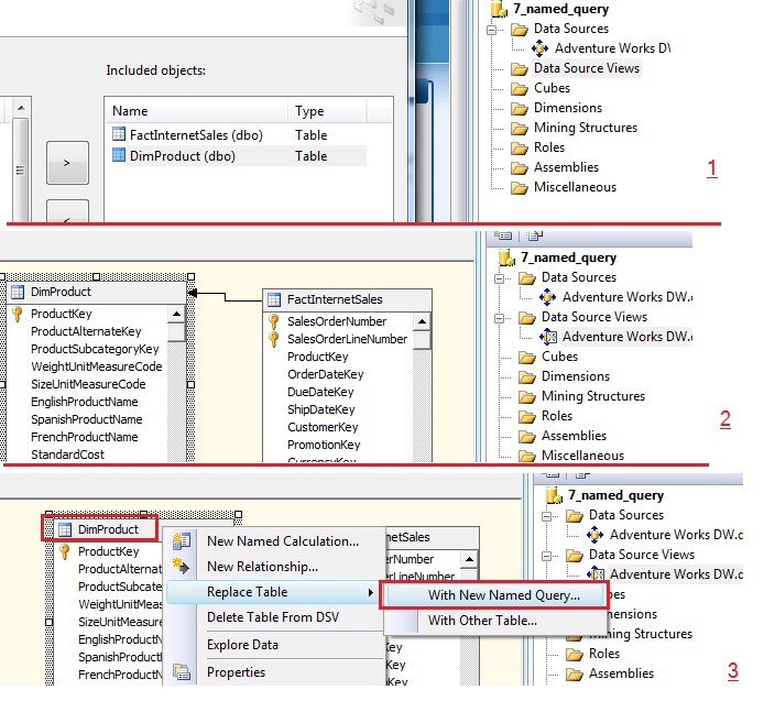 Knowledge is Here...: 7. Hierarchy using NAMED QUERY in product table