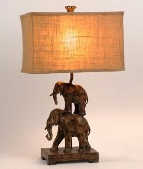 Maison Newton: Stacked Elephant Lamp