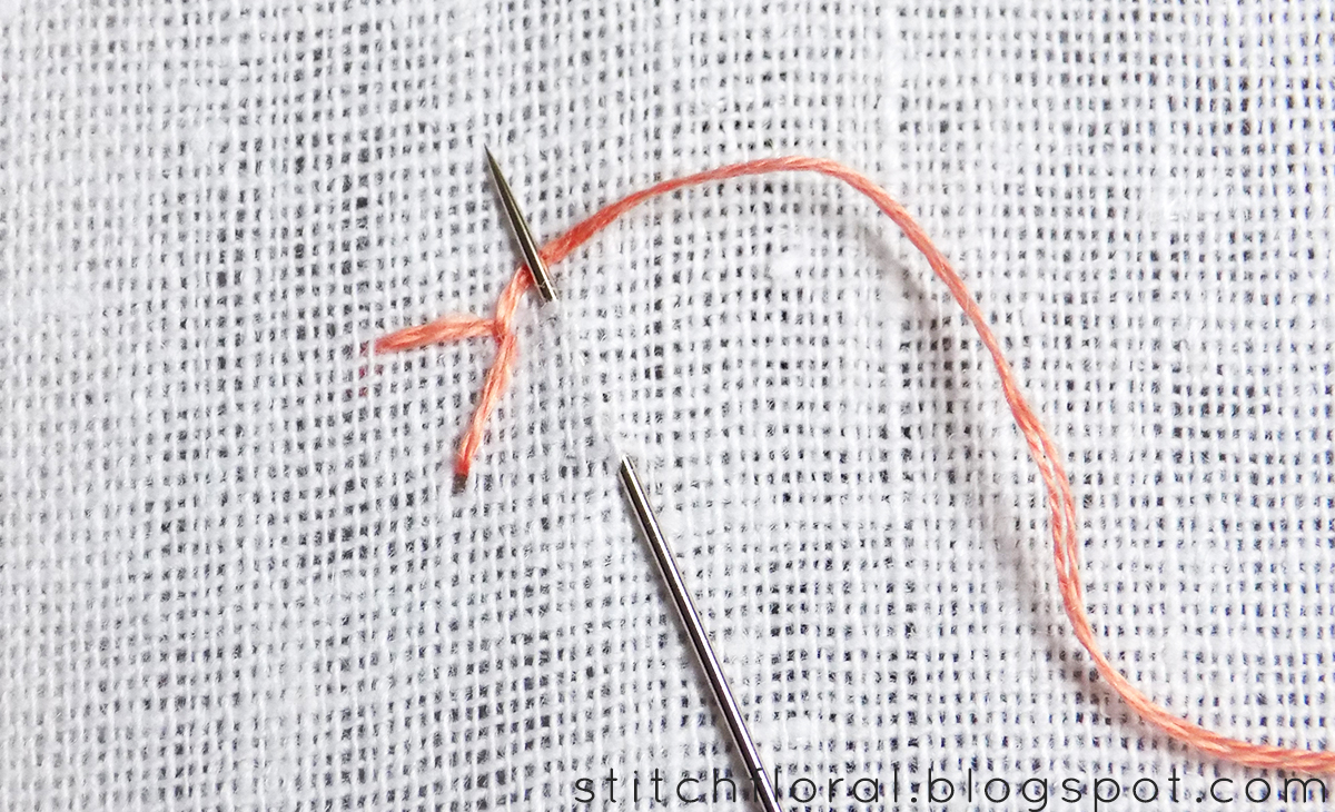 Buttonhole stitch Lesson 2: variations - Stitch Floral