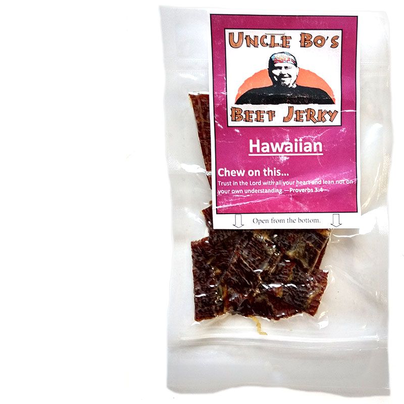 Uncle Bo's Beef Jerky - Hawaiian ~ Beef Jerky Reviews