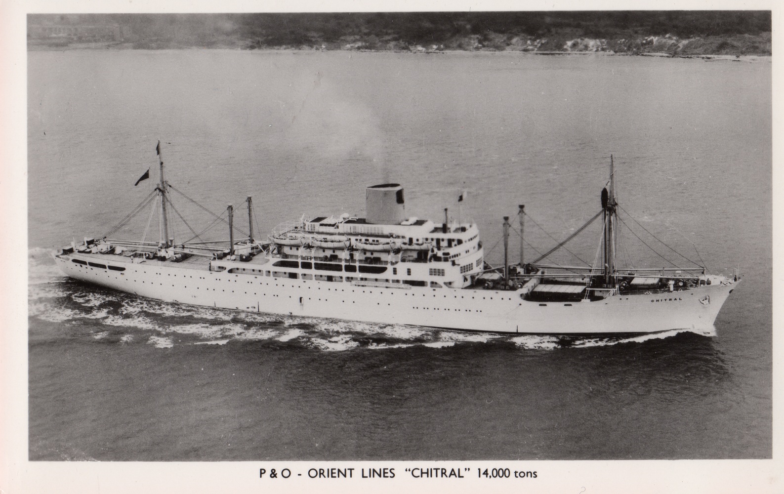 PoSeWe - Maritime Bilder: P. & O. Orient Lines "CHITRAL"