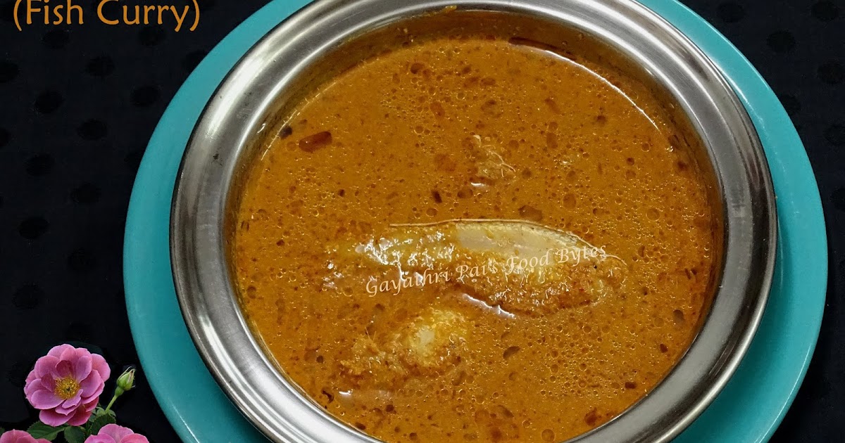 Gayathri Pai's Food Bytes: Mandeli Gashi (Golden Anchovies Fish Curry).