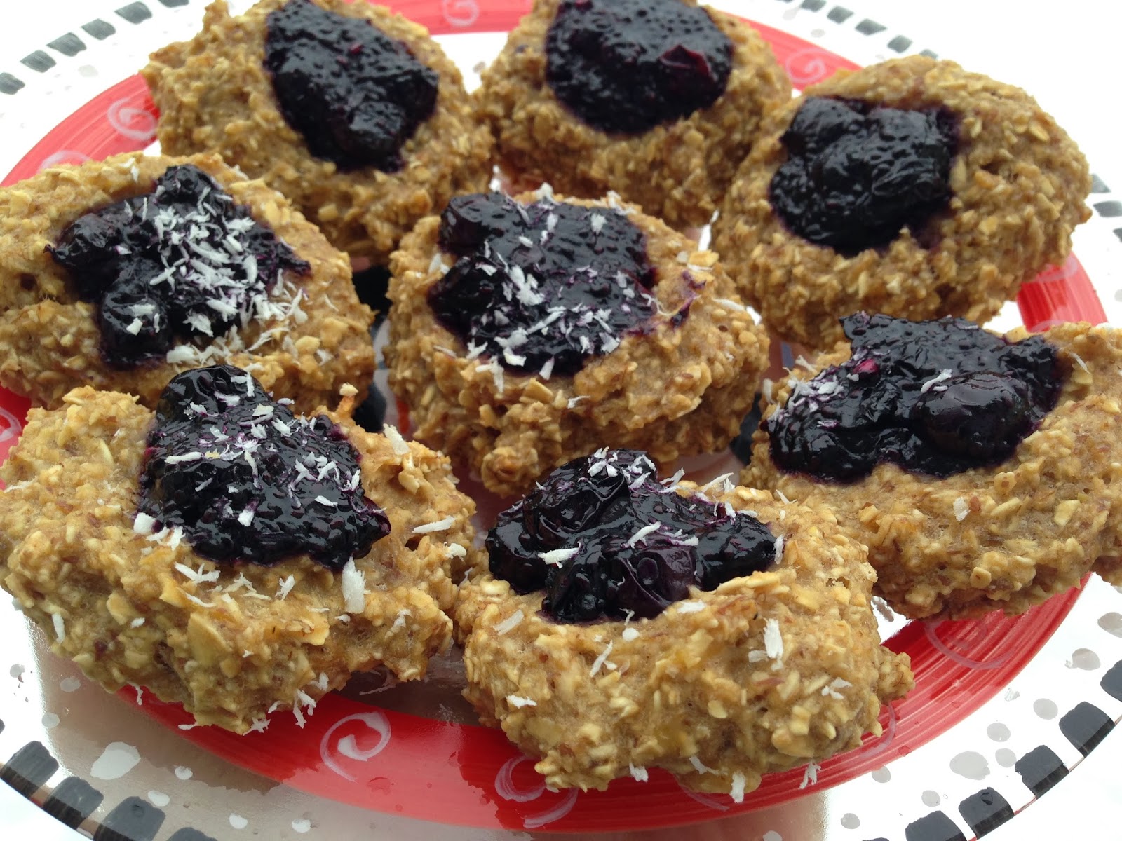 Simply Nourishing: Healthy Vegetarian Jam Thumbprint Cookies
