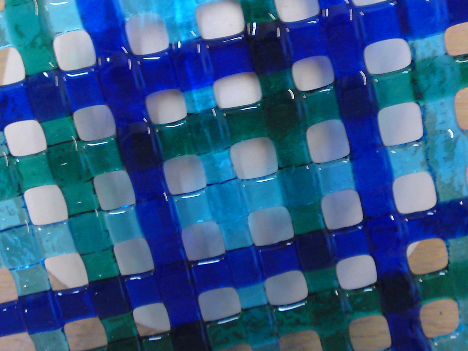 The Dotty One: Fused Glass