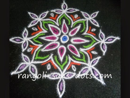 Easy rangoli designs - beginners