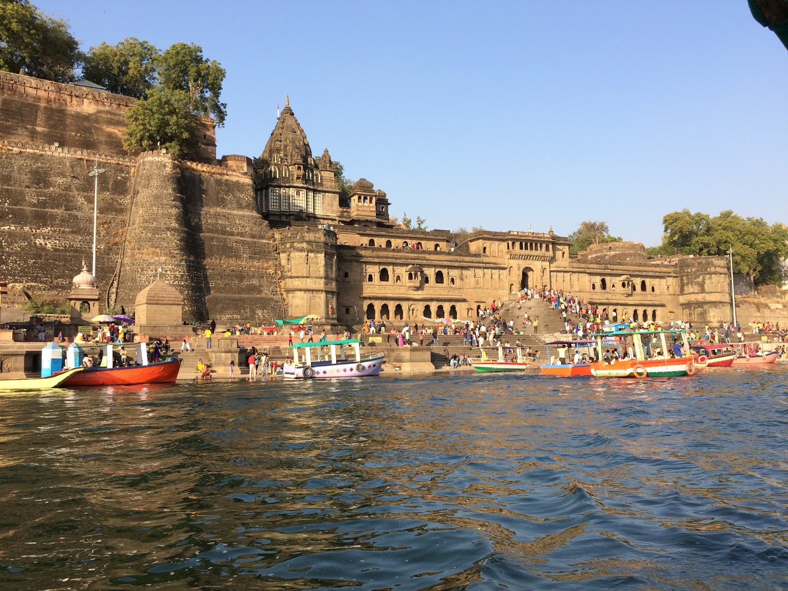 Along the Narmada, Maheshwar, Madhya Pradesh - Enigmatic India