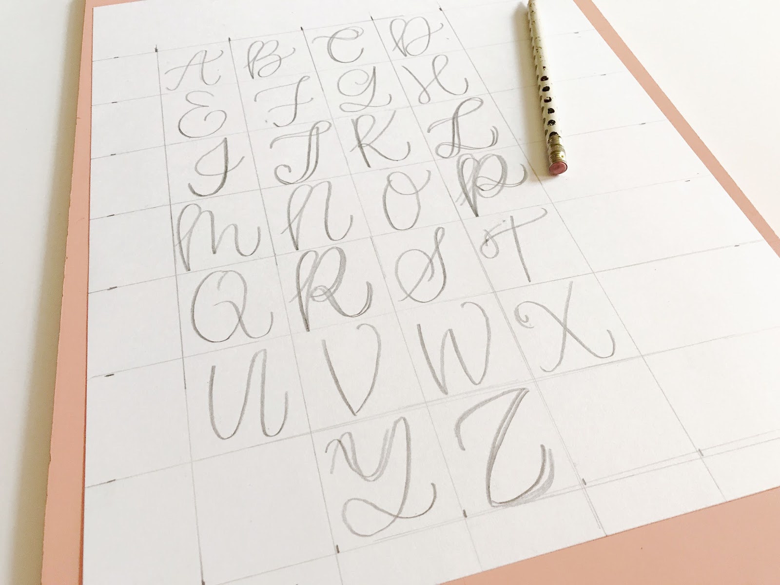 How to Create a Modern Calligraphy Alphabet
