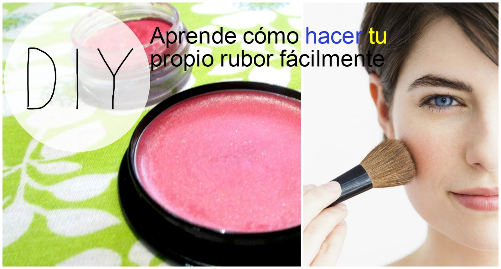 Cómo hacer rubor casero de manera fácil ~ Belleza y Peinados
