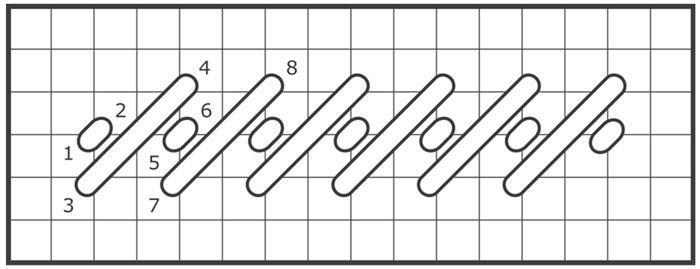 Rittenhouse Needlepoint: Stitch of the Week: Nobuko