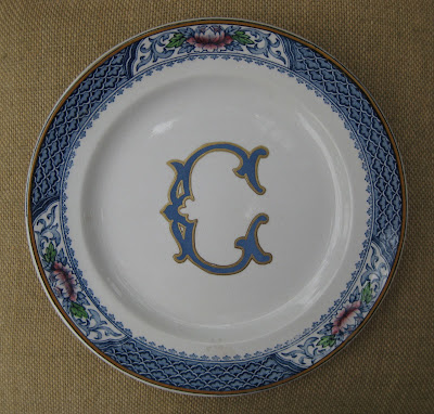 Aesthetic Oiseau: Kelly Wilson Monogrammed Antique China