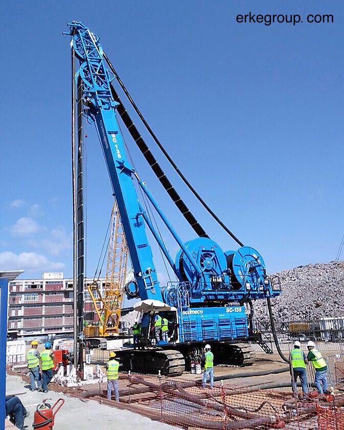 Soilmec SC-135 HD Tiger Frezer /Hydromill at GalataPort Project,Turkey