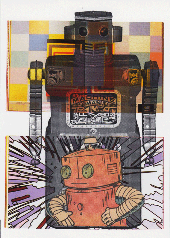 curiouscollage: Machine man