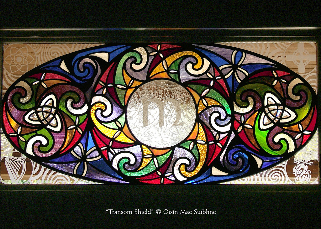 a-faerietale-of-inspiration: Celtic stained glass