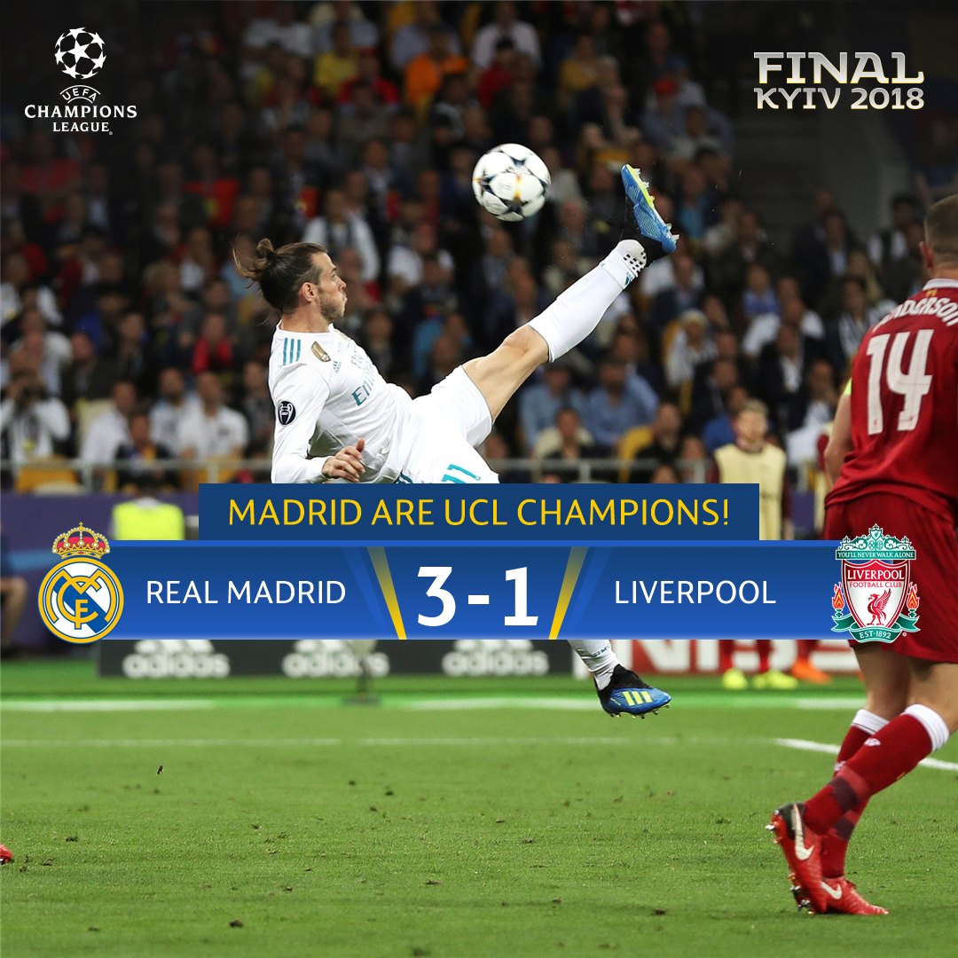 Until the 90: Real Madrid retain the UEFA Champions League to claim ...