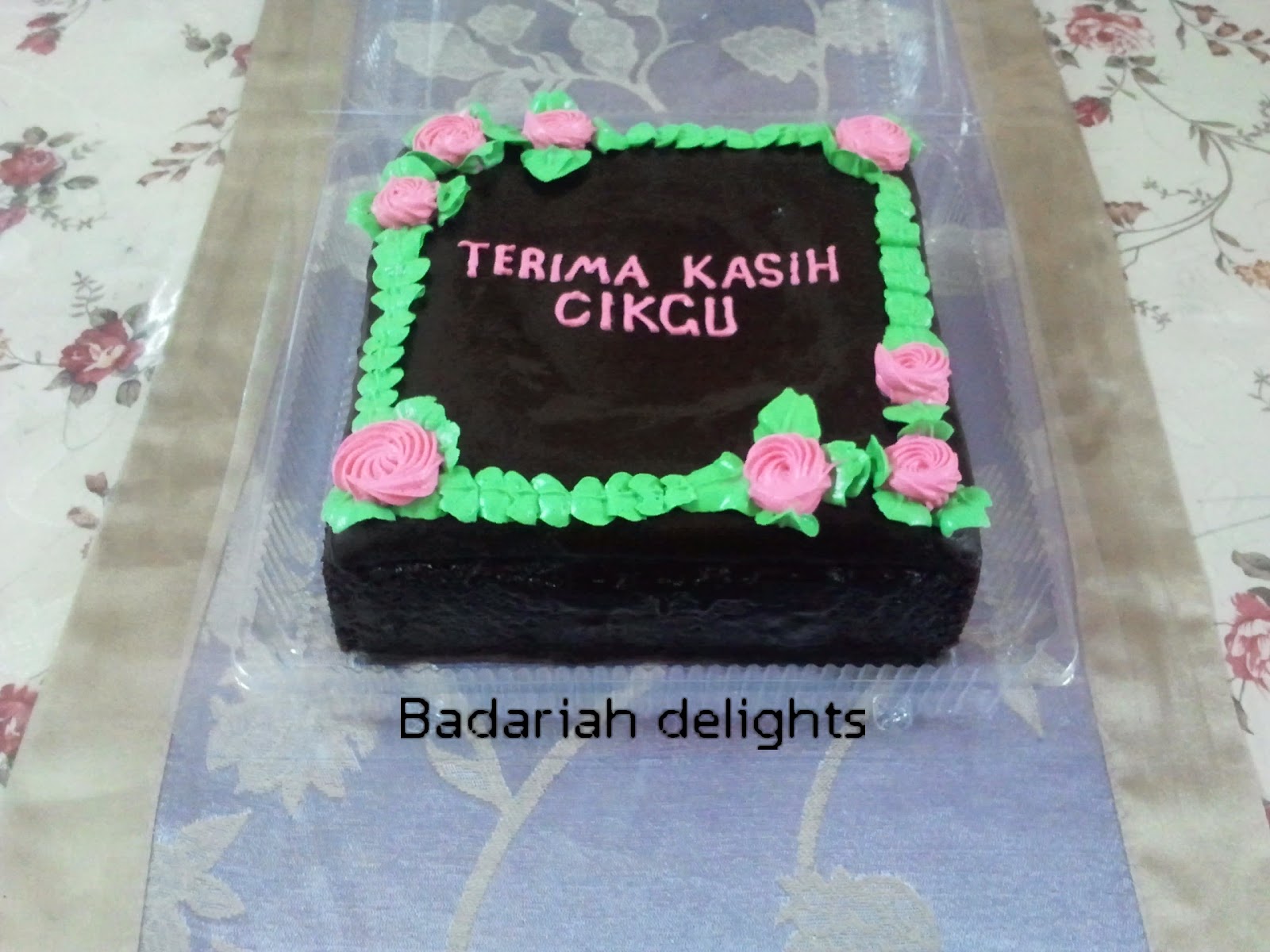 Badariah Delights (Pekan - Kuantan) : kek untuk cikgu