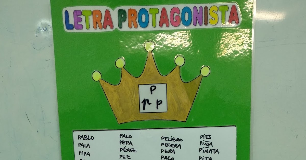 Juntos descubrimos el mundo: LETRA PROTAGONISTA ( Juntos descubrimos el mundo: LETRA PROTAGONISTA (