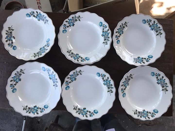 Ezany Galleria...: FOR SALE : PINGGAN LAUK BUNGA DAHLIA BIRU