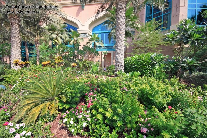 Dubai Constructions Update by Imre Solt: Atlantis The Palm Hotel garden ...