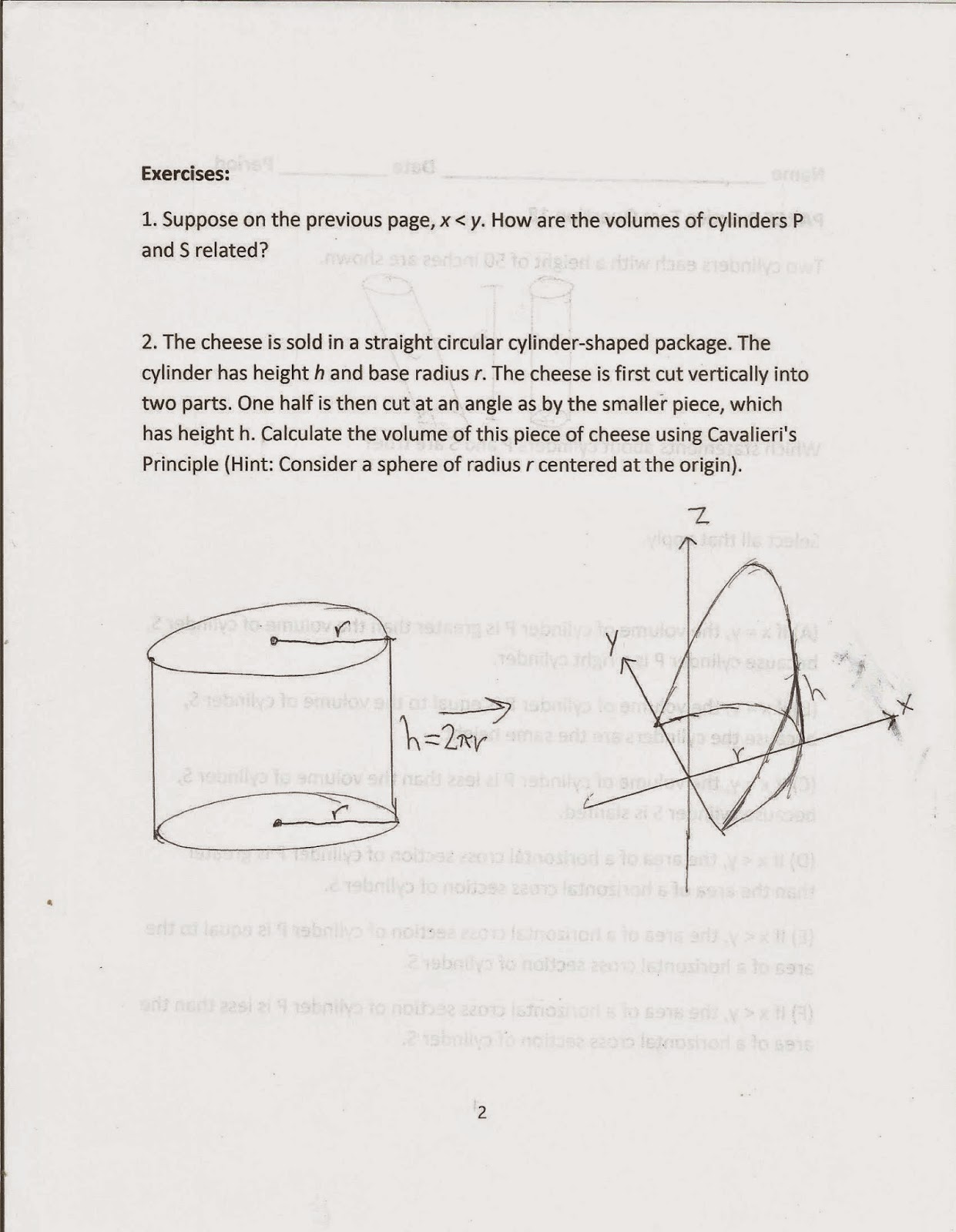 Geometry, Common Core Style: PARCC Practice Test Question 18 (Day 163)