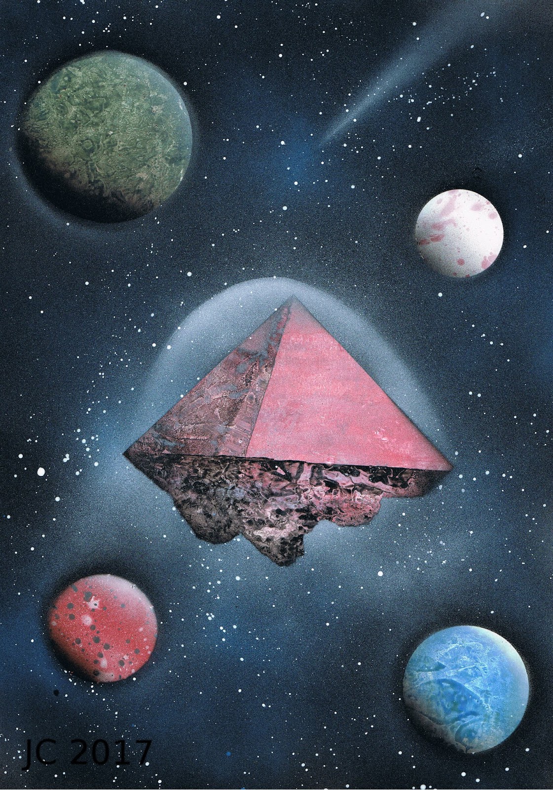 Pyramides flottantes - Floating pyramids