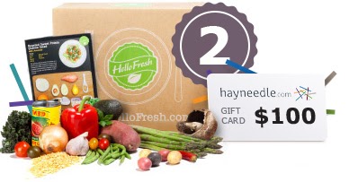 Hayneedle Gift Card and HelloFresh Giveaway - 3 WInners. Win $100 or ...