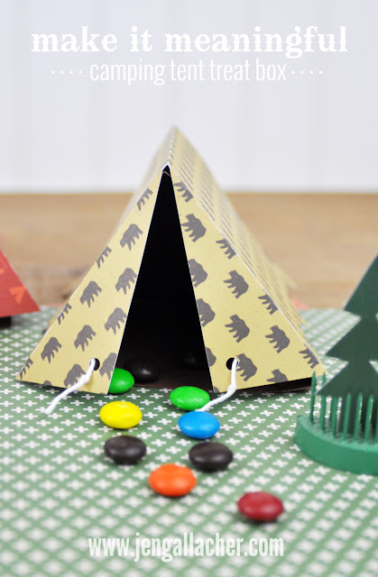 Making It Meaningful: Camping Tent Treat Boxes | Jen Gallacher