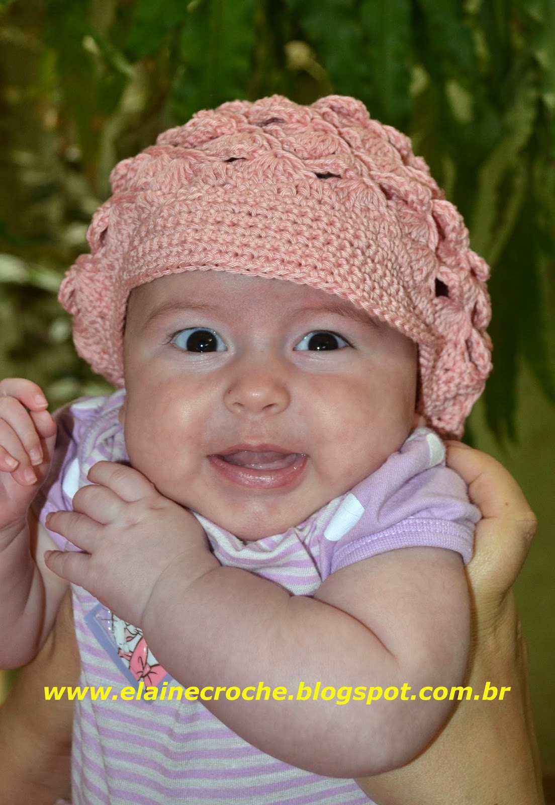 Elaine Croche: Boina Bebê Twins Born Princesinha