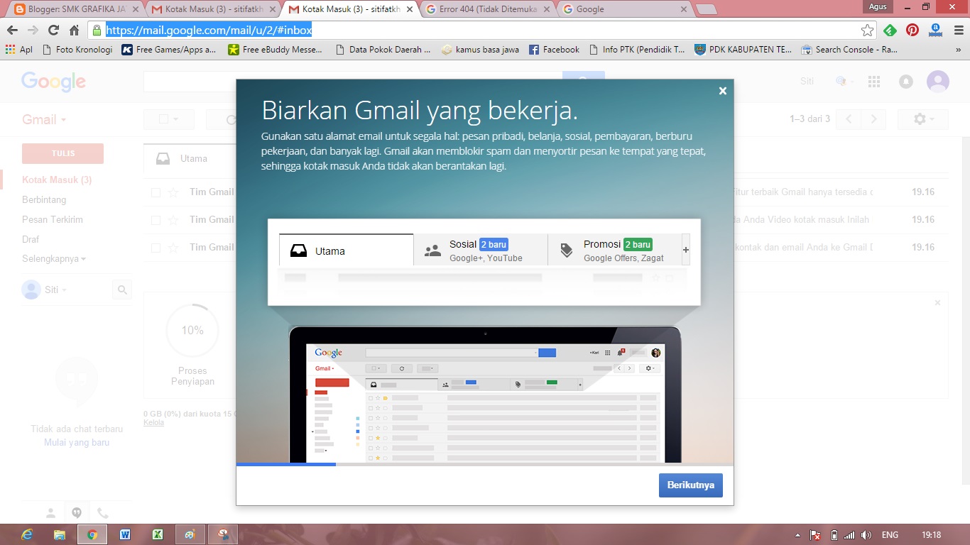 CARA MEMBUAT EMAIL GMAIL UNTUK PENGGUNA BARU - SMK GRAFIKA JATINEGARA