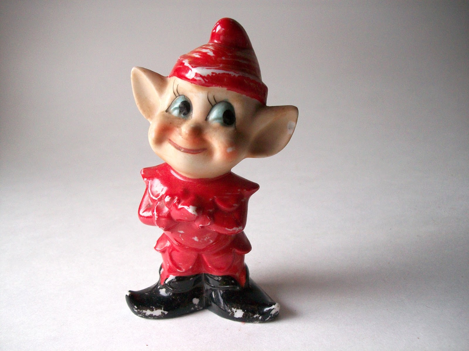 All Vintage Knick Knack: Elves & Pixies, Figurines & Santa's Helpers