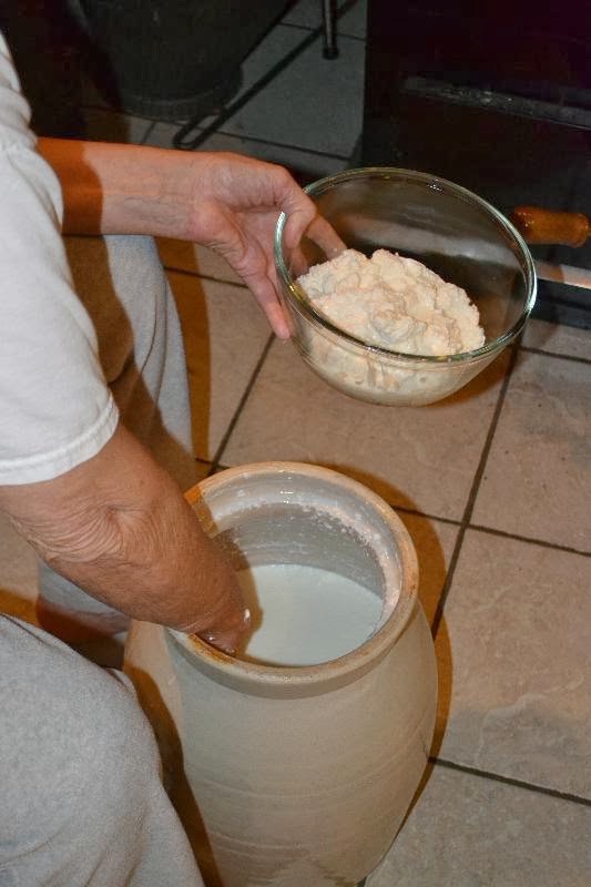 Running Barefoot Through the Forest: Churning Homemade Butter/ Making ...