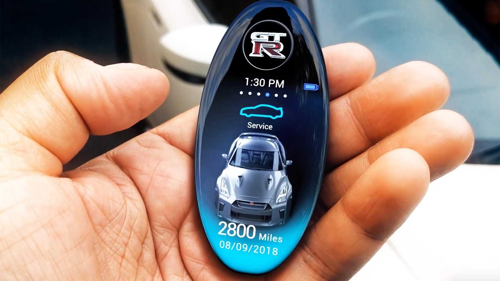 Nissan Clube: Hi-Tech Nissan GT-R Key Fob Concept