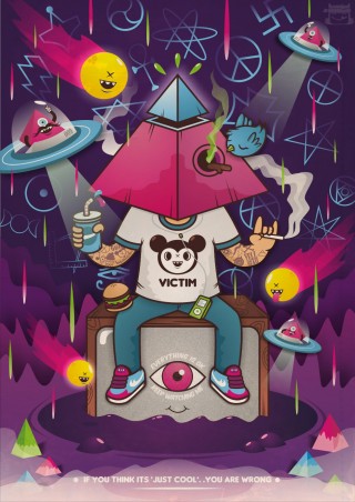 wild lily ....: cartoon vomit