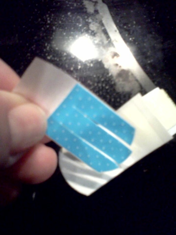 interior castle: homemade butterfly bandages