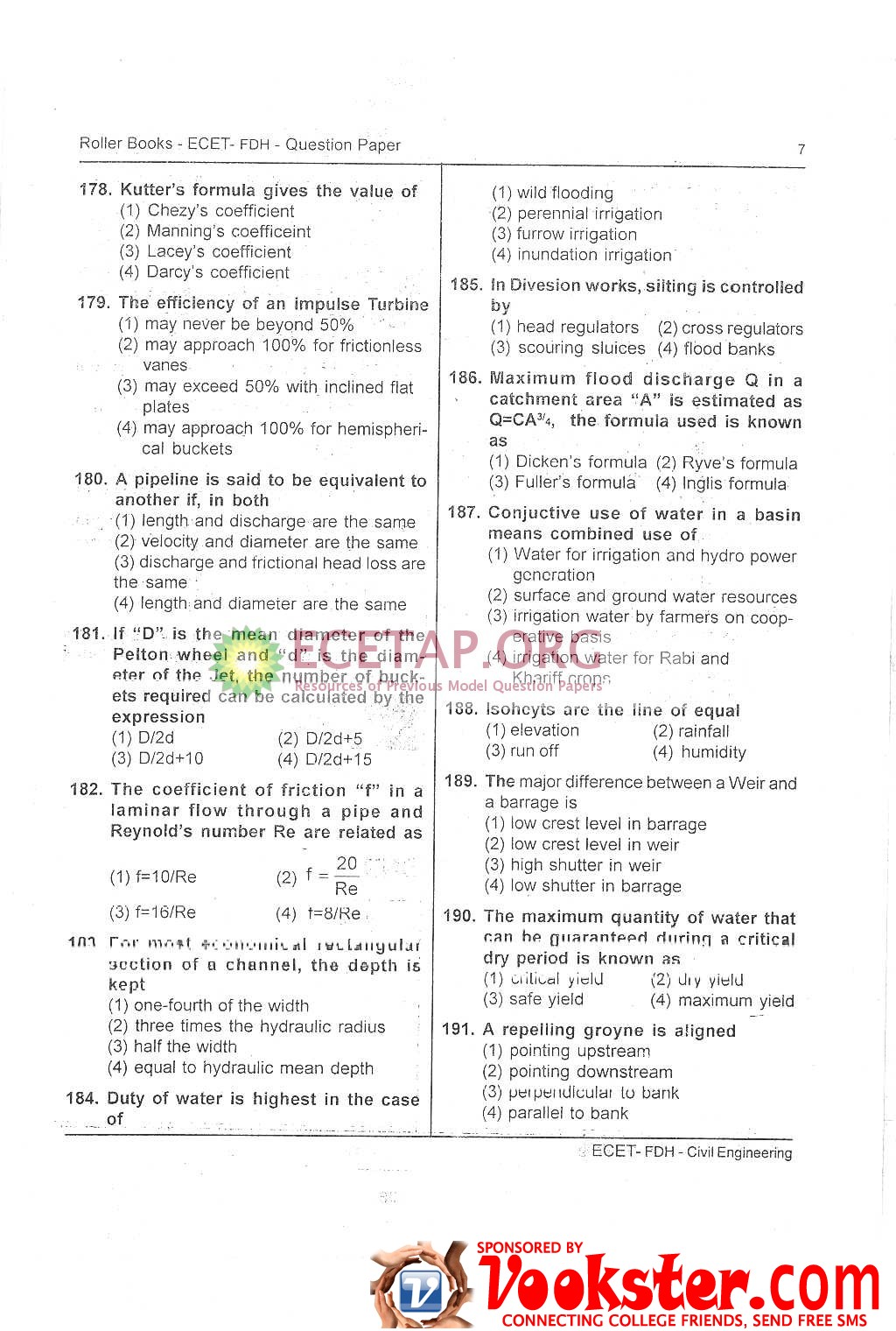 ECETAP - 2016, Previous, Model Papers, Question Papers EEE,ECE,SCE ...