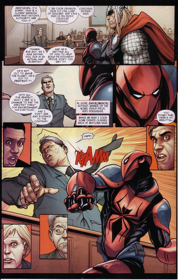 Uncanny Comic Book Scans!: Spider-Man vs. Al Gore