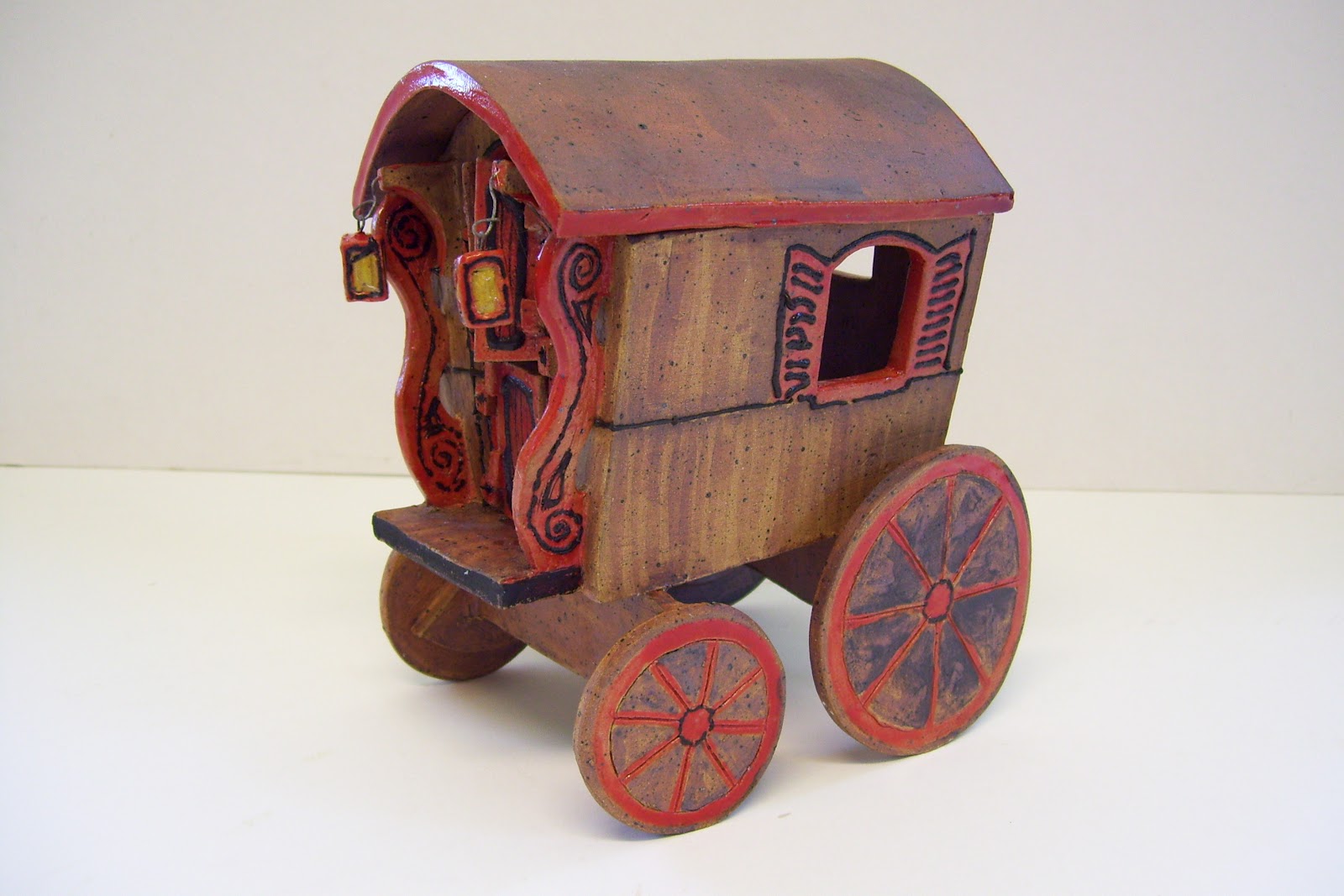 Alchemy of Clay: Gypsy Vardo wagon