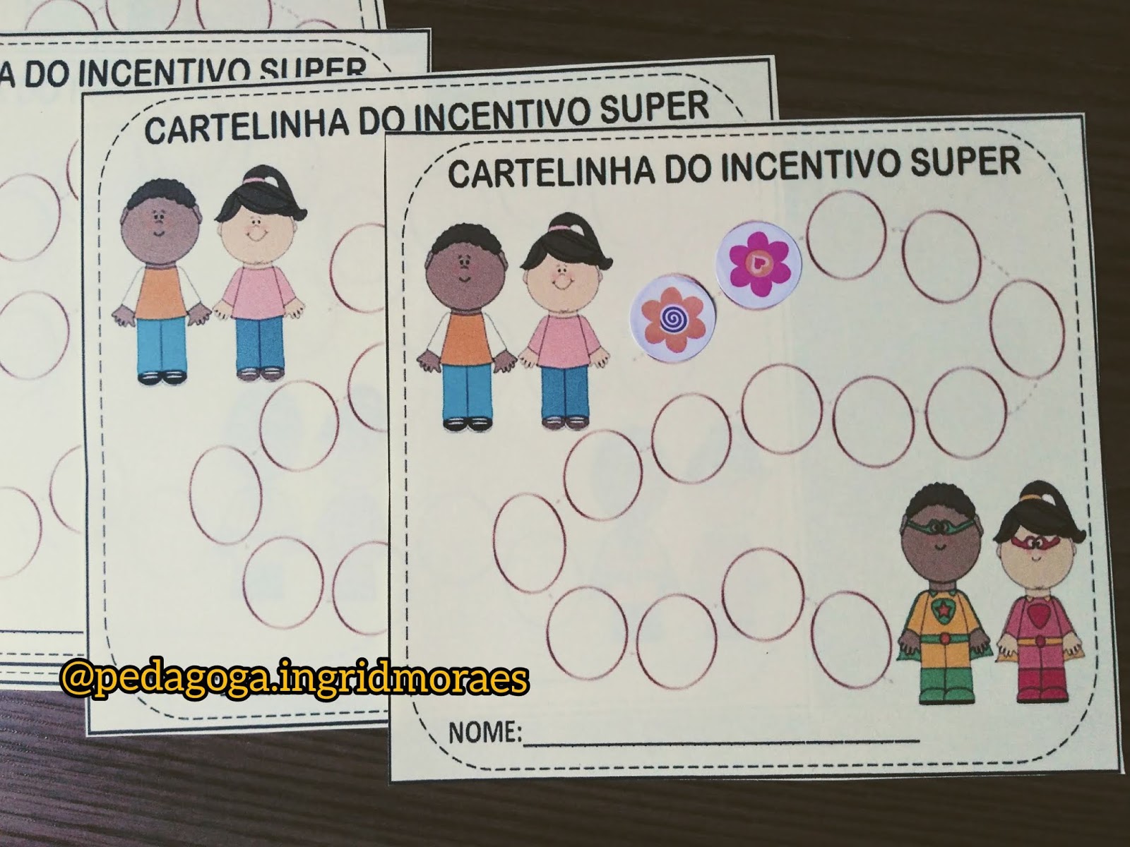 CARTELA DO INCENTIVO SUPER