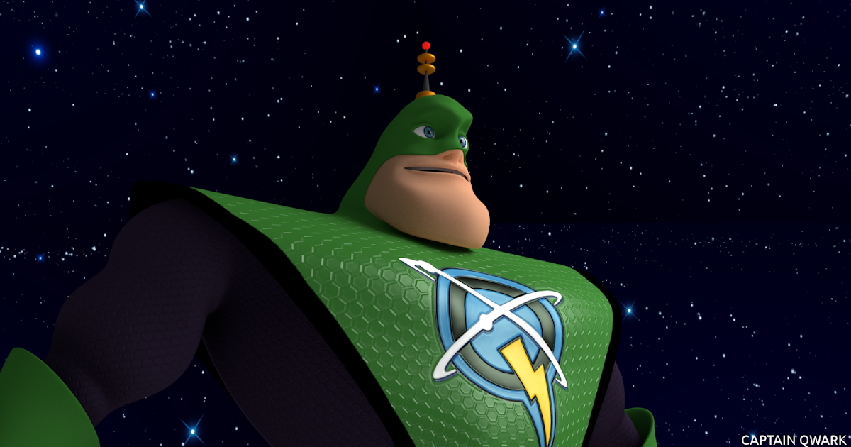 Captain Qwark 3D Character