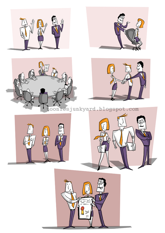 Toonie's Junkyard: Illustrations for IDFC