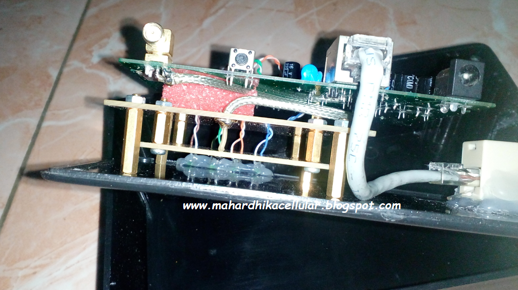 Modifikasi Router indoor menjadi outdoor | Mahardhika Cellular