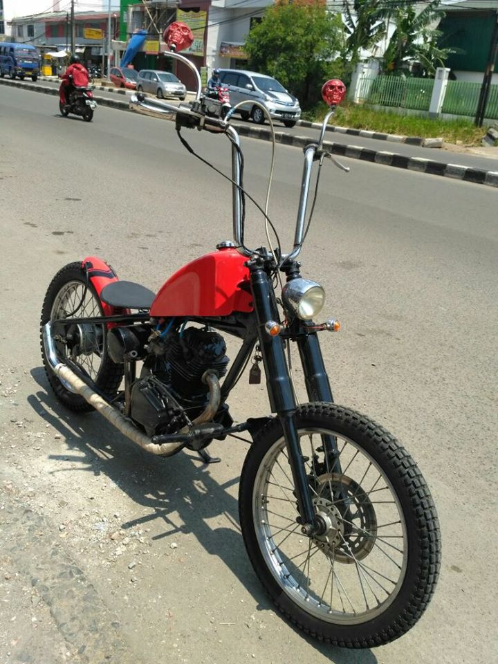 CLASSIC BIKERS SHOP: HONDA GL 200 cc Hanya 7 Juta Custom