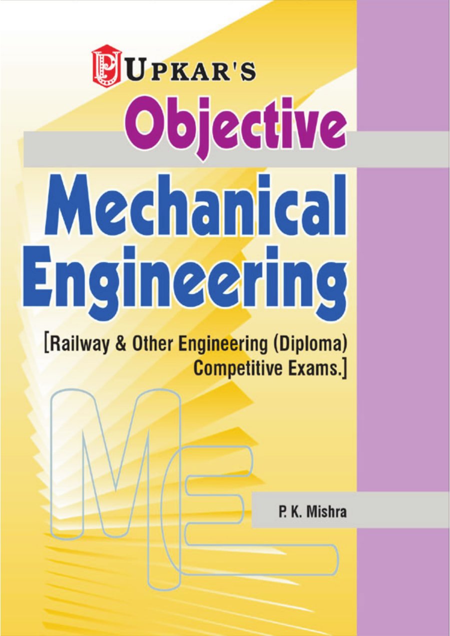 Upkar’s Objective Mechanical Engineering Book by P. K. Mishra ~ Free ...