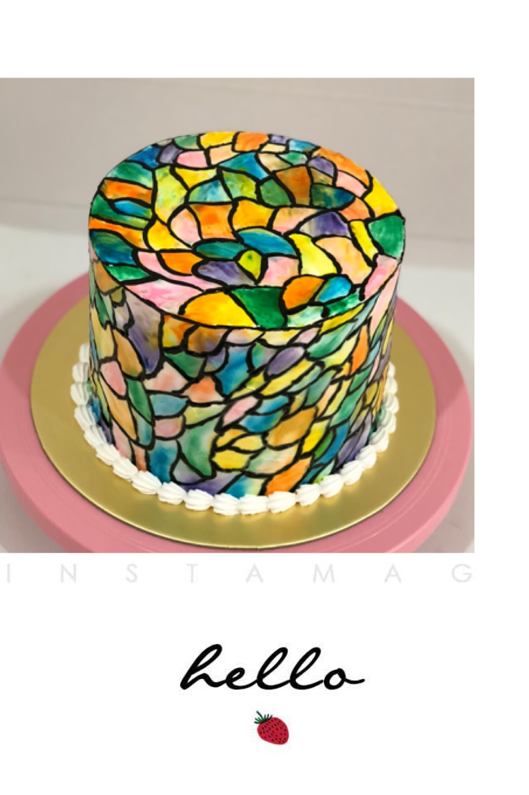 Cherish Bakes: Stained Glass Cake