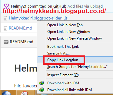 Cara Upload File Javascript Dan CSS KeGitHub - Blog Orang IT
