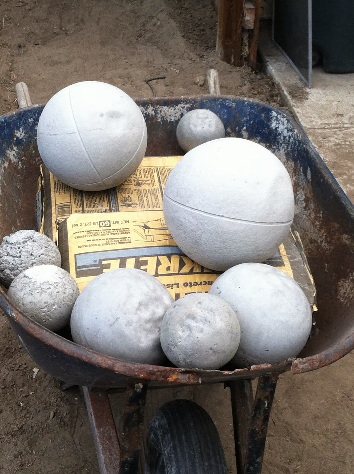 Willow Beach: Concrete Orbs